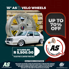 15” AS®️ VELO WHEELS – Autostyling Klerksdorp