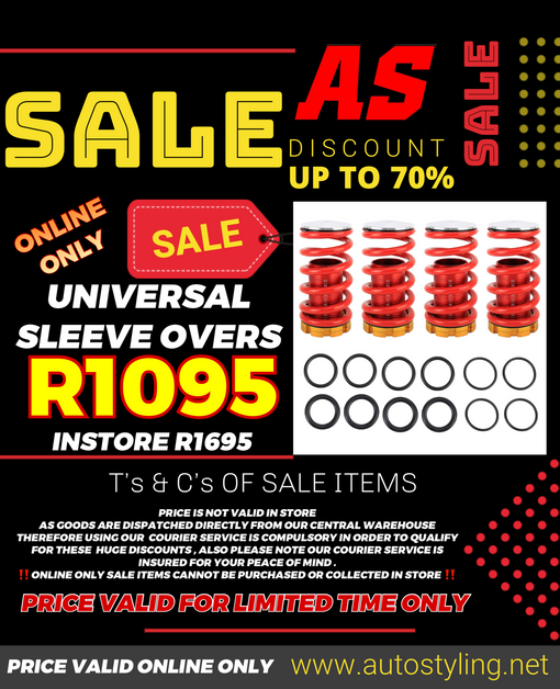 UNIVERSAL SLEEVE OVERS – Autostyling Klerksdorp