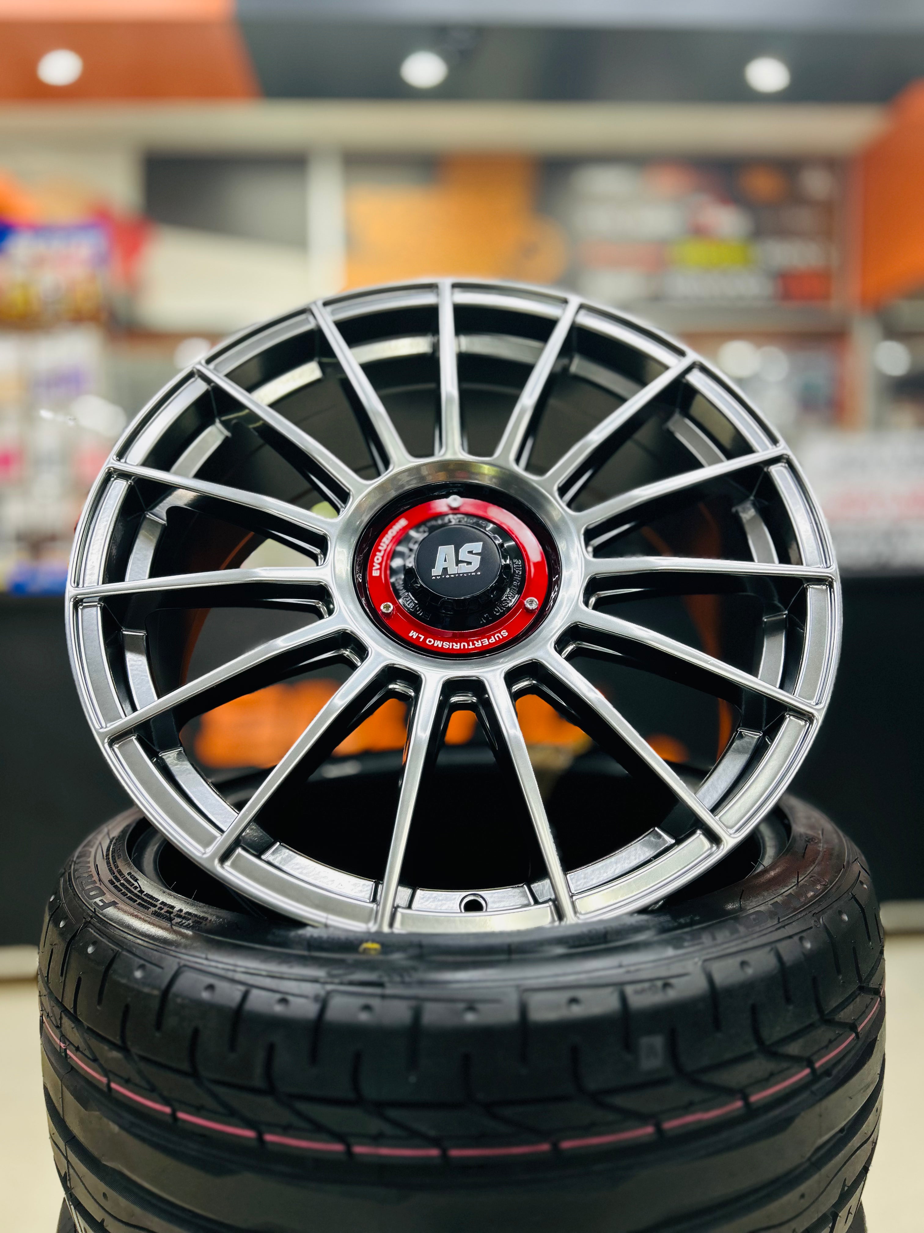19” AS-SUPERTURISMO 5/112 & 5/100 multi pcd GUNMETAL – Autostyling ...