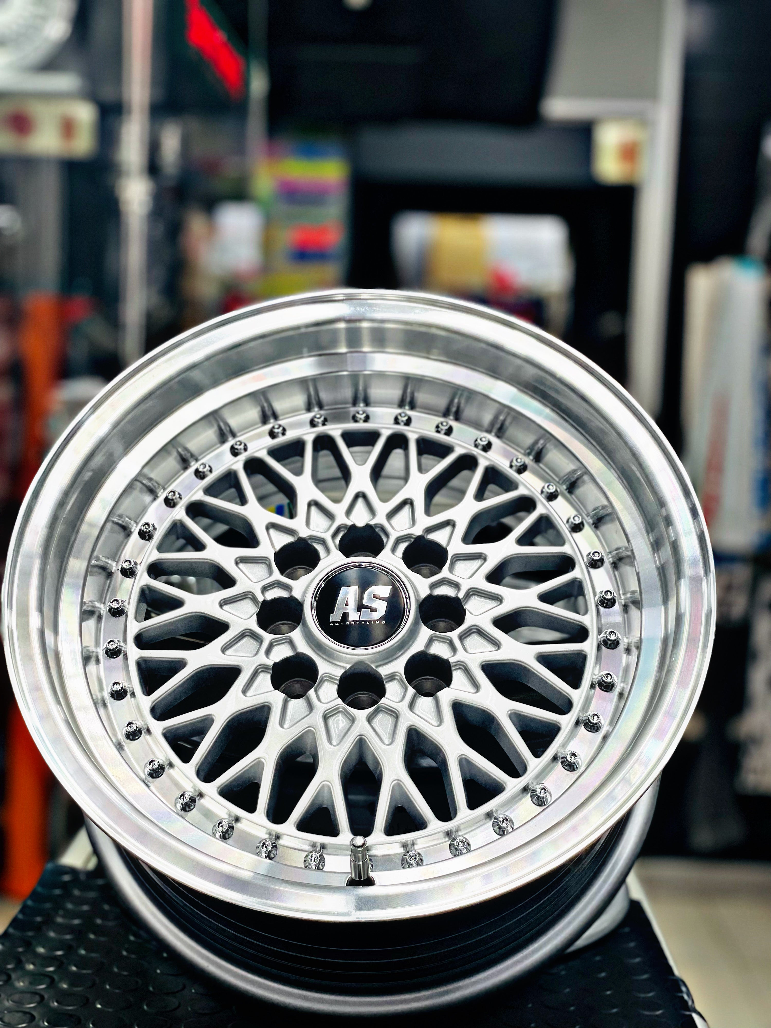 15” AS-7569 MESH SILVER 4/100 4/114 wheels – Autostyling Klerksdorp
