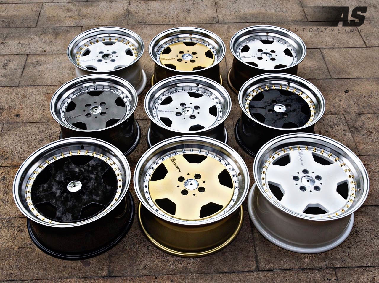 17'' AS-AMG PERFORMA M/ BLOCK 4/100 & 5/100 WHEELS