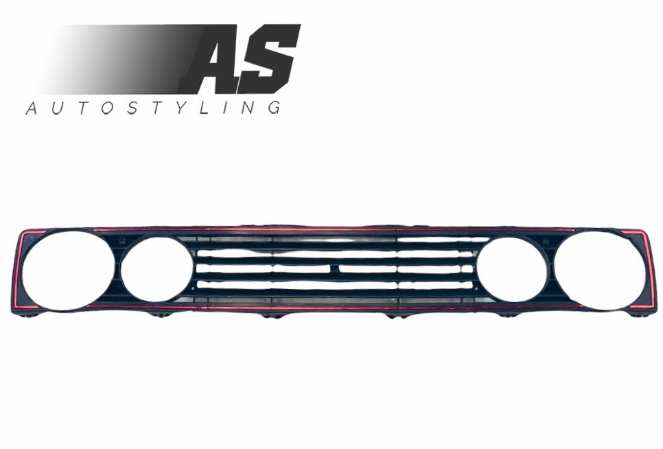 MK1 GRILL DOUBLE LIGHT BADGELESS REDLINE – Autostyling Klerksdorp