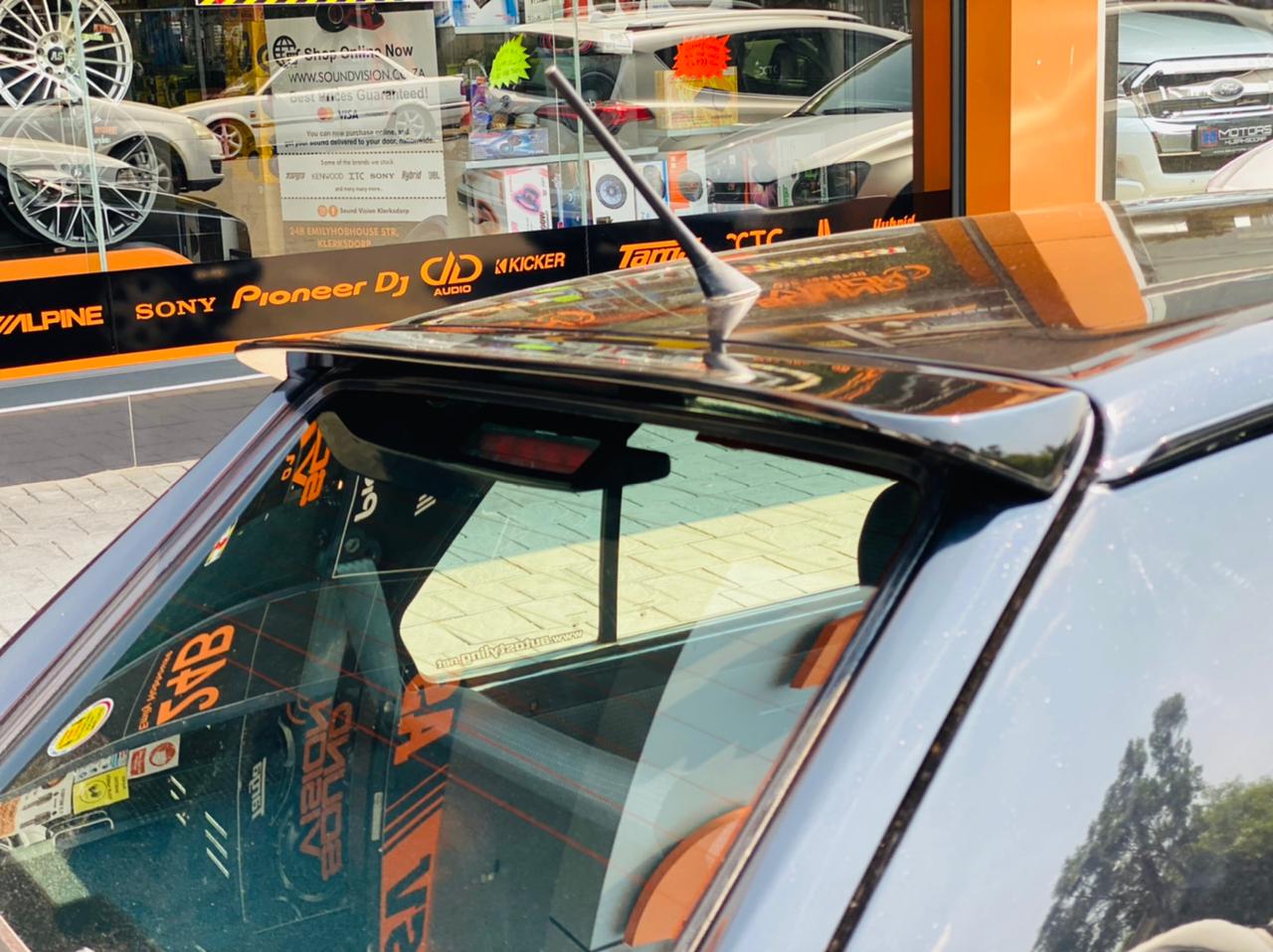 Golf 1 RLINE roof spoiler gloss black